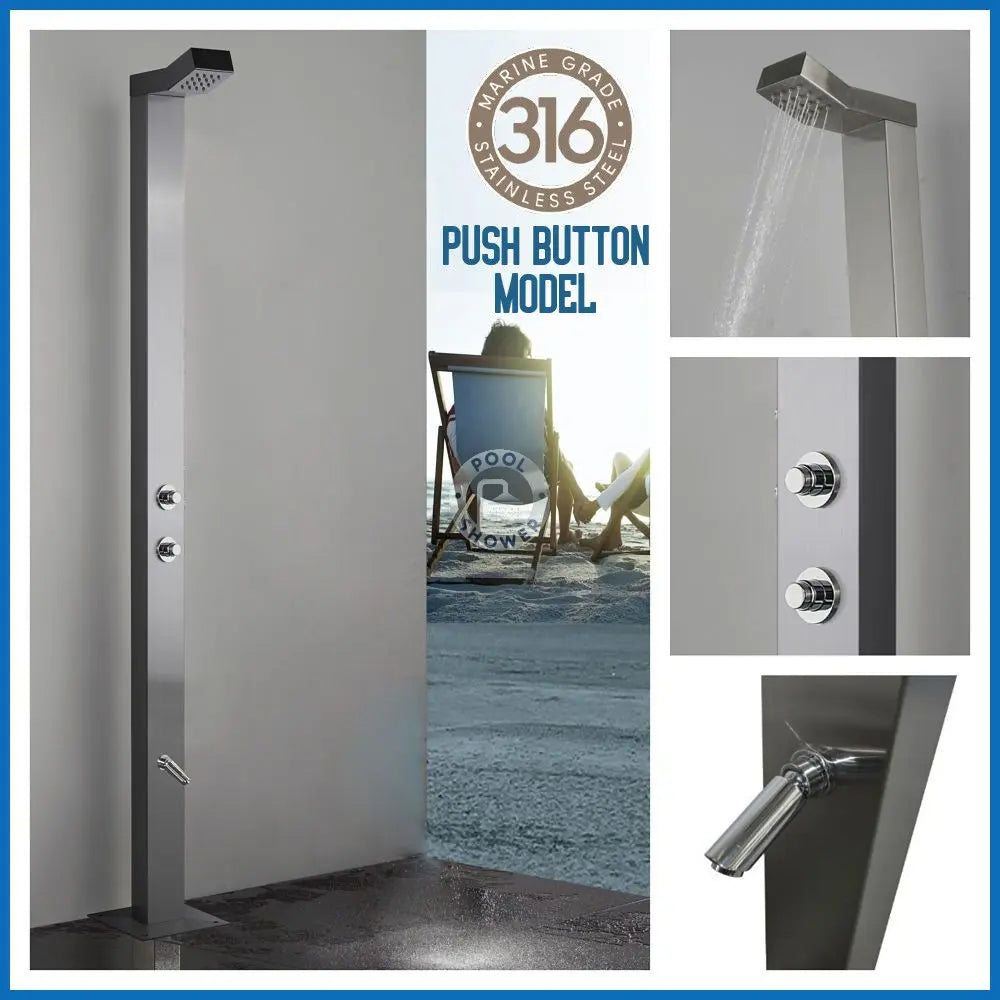Outdoor Push Button TS X Square Push Buttons | Alarm Controls